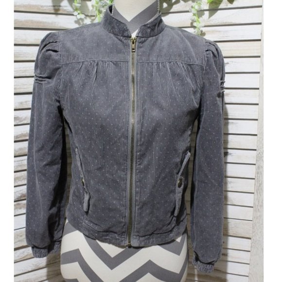 Juicy Couture | Jackets & Coats | Juicy Couture Grey Corduroy Jacket ...